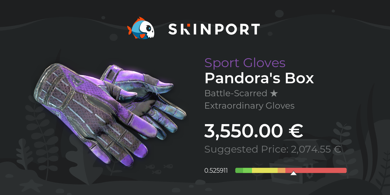 Sport Gloves | Pandora's Box (Battle-Scarred) - Counter-Strike 2 - Skinport