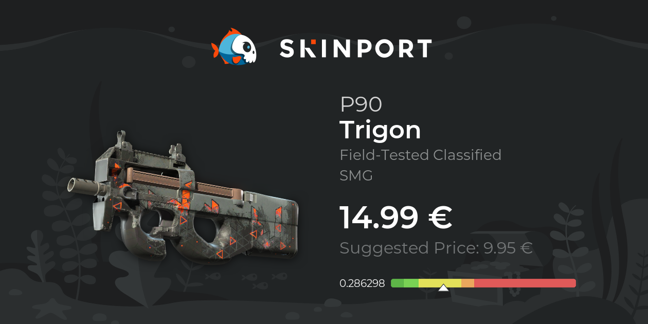 P90 | Trigon (Field-Tested) - Counter-Strike 2 - Skinport