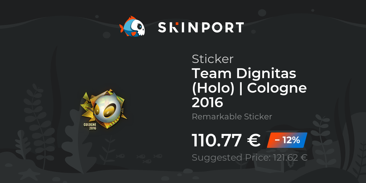 Sticker | Team Dignitas (Holo) | Cologne 2016 - CS:GO - Skinport
