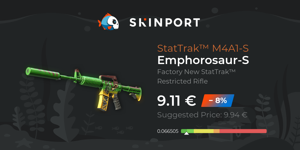 StatTrak™ M4A1-S | Emphorosaur-S (Factory New) - Counter-Strike 2 ...