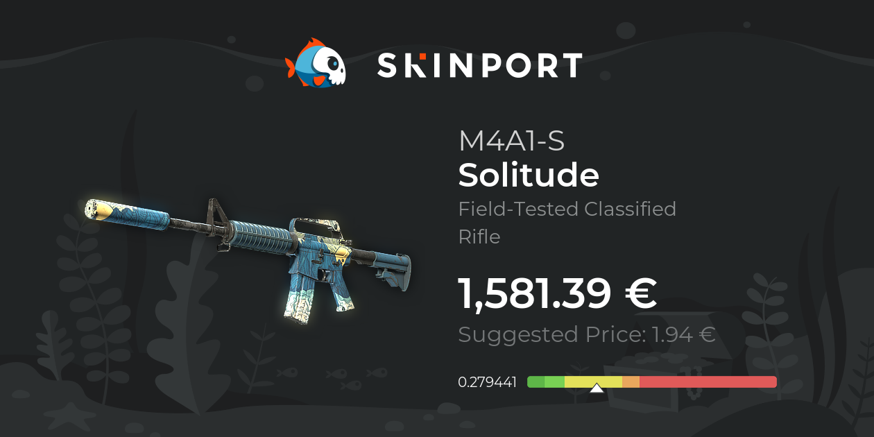 M4A1-S | Solitude (Field-Tested) - Counter-Strike 2 - Skinport