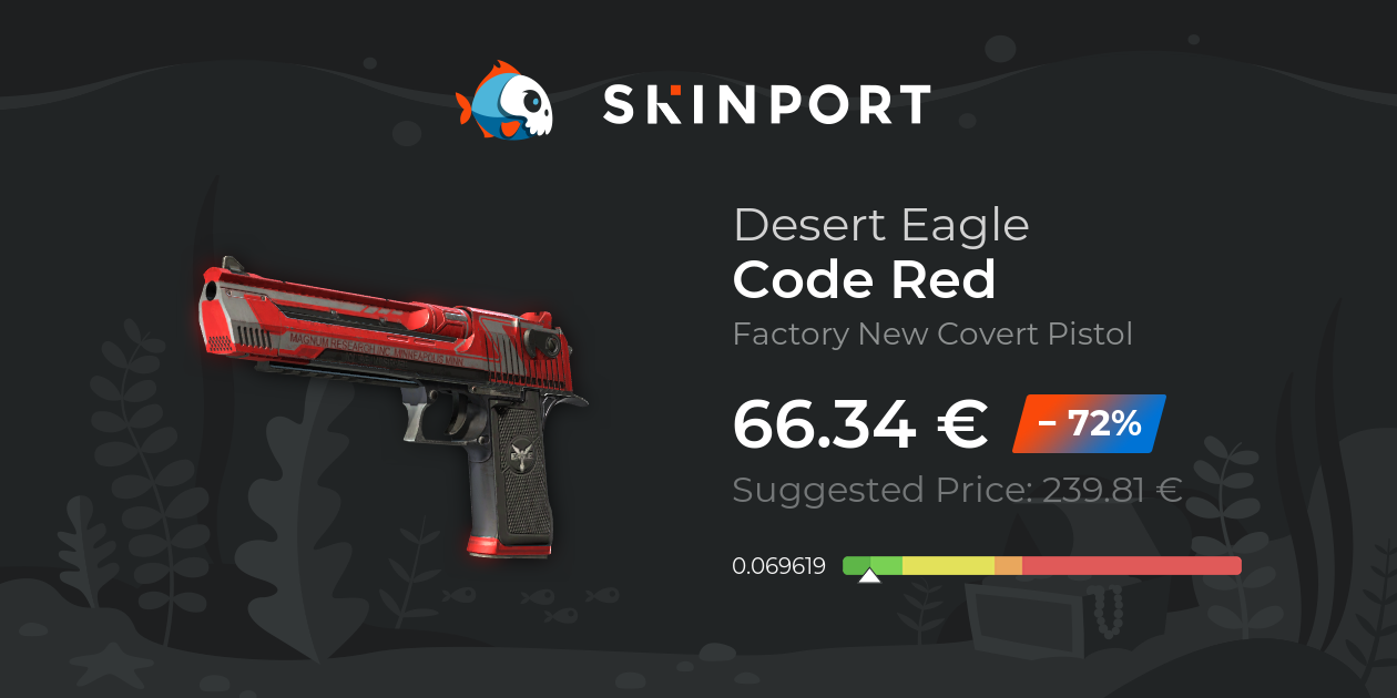 Desert Eagle | Code Red (Factory New) - Counter-Strike 2 - Skinport