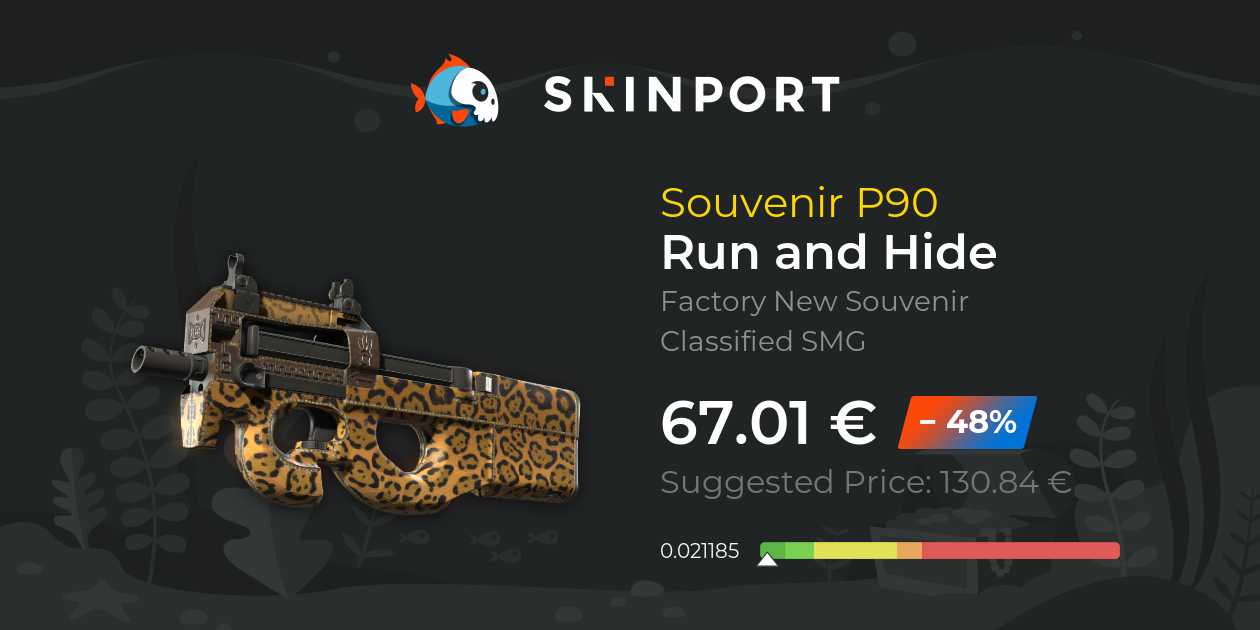 Souvenir P90 | Run and Hide (Factory New) - Counter-Strike 2 - Skinport