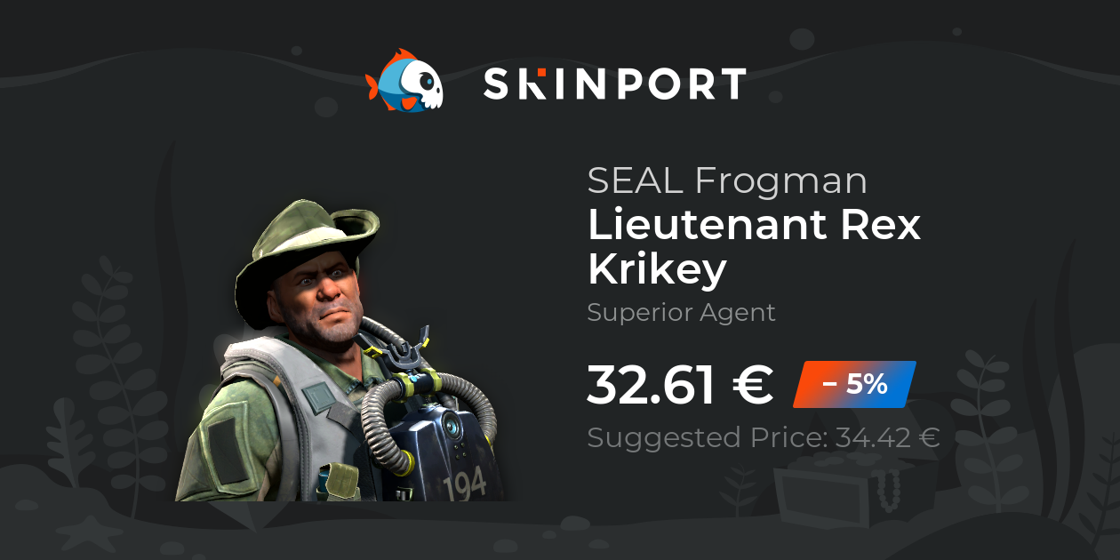 Lieutenant Rex Krikey | SEAL Frogman - Counter-Strike 2 - Skinport