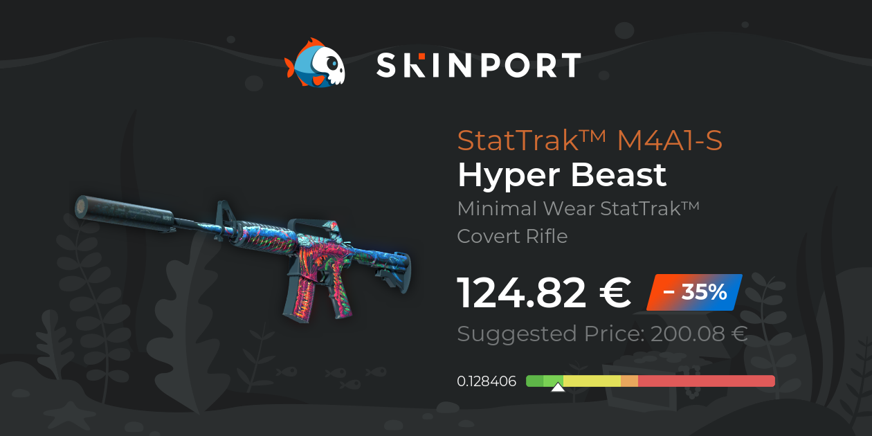 StatTrak™ M4A1-S | Hyper Beast (Minimal Wear) - Counter-Strike 2 - Skinport