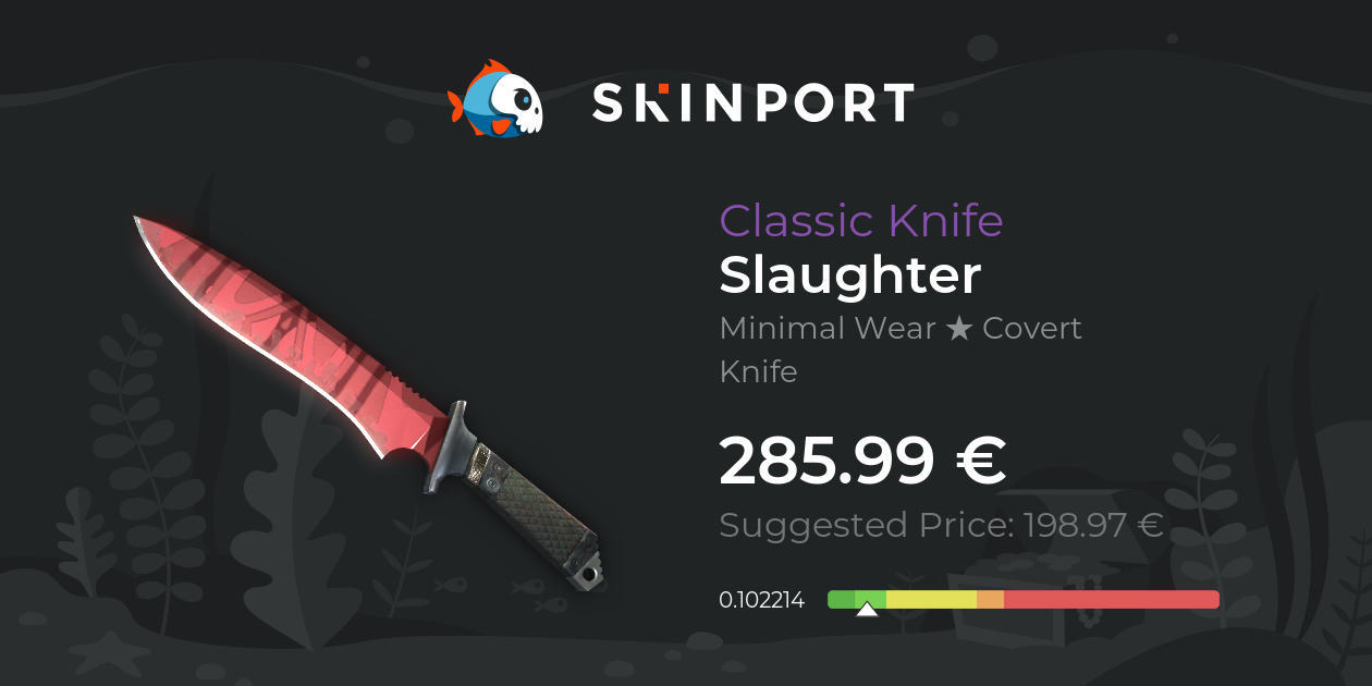 Classic Knife | Slaughter (Minimal Wear) - Counter-Strike 2 - Skinport