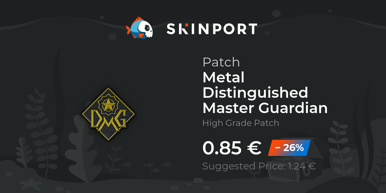 Patch | Metal Distinguished Master Guardian - Counter-Strike 2 - Skinport