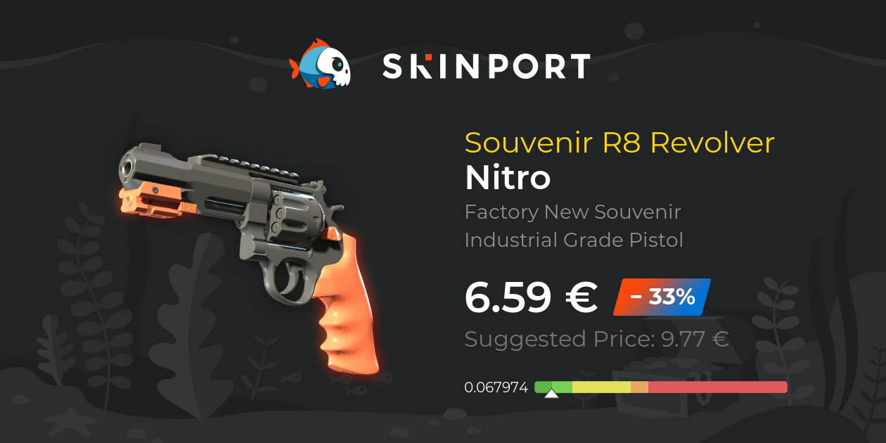 Souvenir R8 Revolver | Nitro (Factory New) - Counter-Strike 2 - Skinport