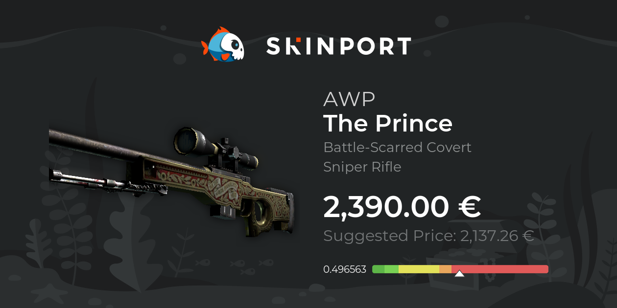 AWP | The Prince (Battle-Scarred) - Counter-Strike 2 - Skinport