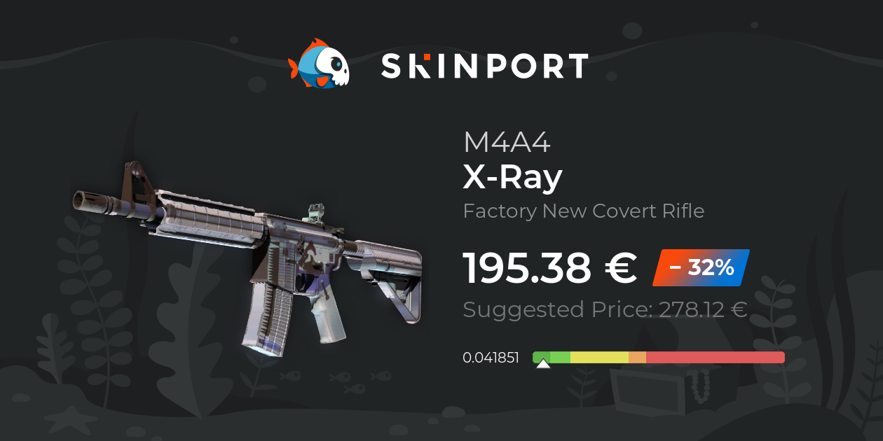 M4A4 | X-Ray (Factory New) - Counter-Strike 2 - Skinport