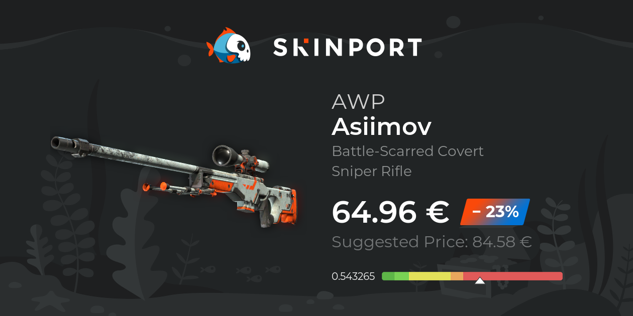 AWP | Asiimov (Battle-Scarred) - Counter-Strike 2 - Skinport