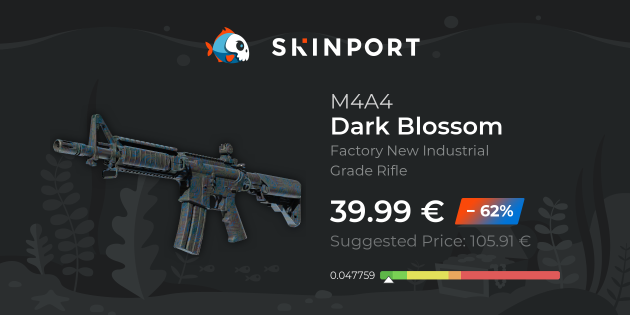 M4A4 | Dark Blossom (Factory New) - Counter-Strike 2 - Skinport