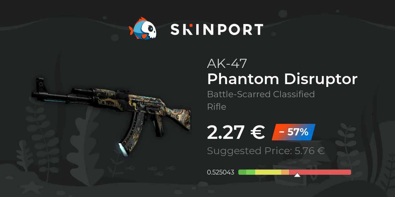 AK-47 | Phantom Disruptor (Battle-Scarred) - Counter-Strike 2 - Skinport