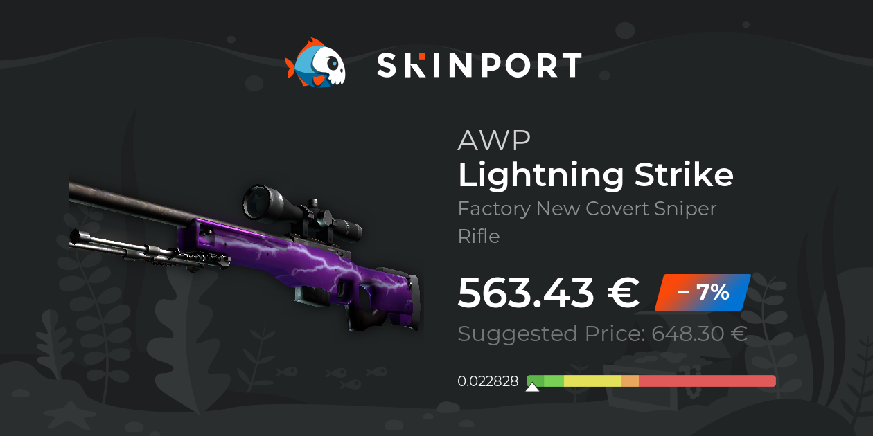 AWP | Lightning Strike (Factory New) - CS:GO - Skinport