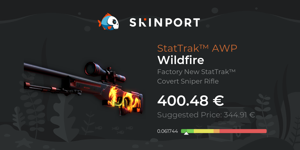 StatTrak™ AWP | Wildfire (Factory New) - Counter-Strike 2 - Skinport