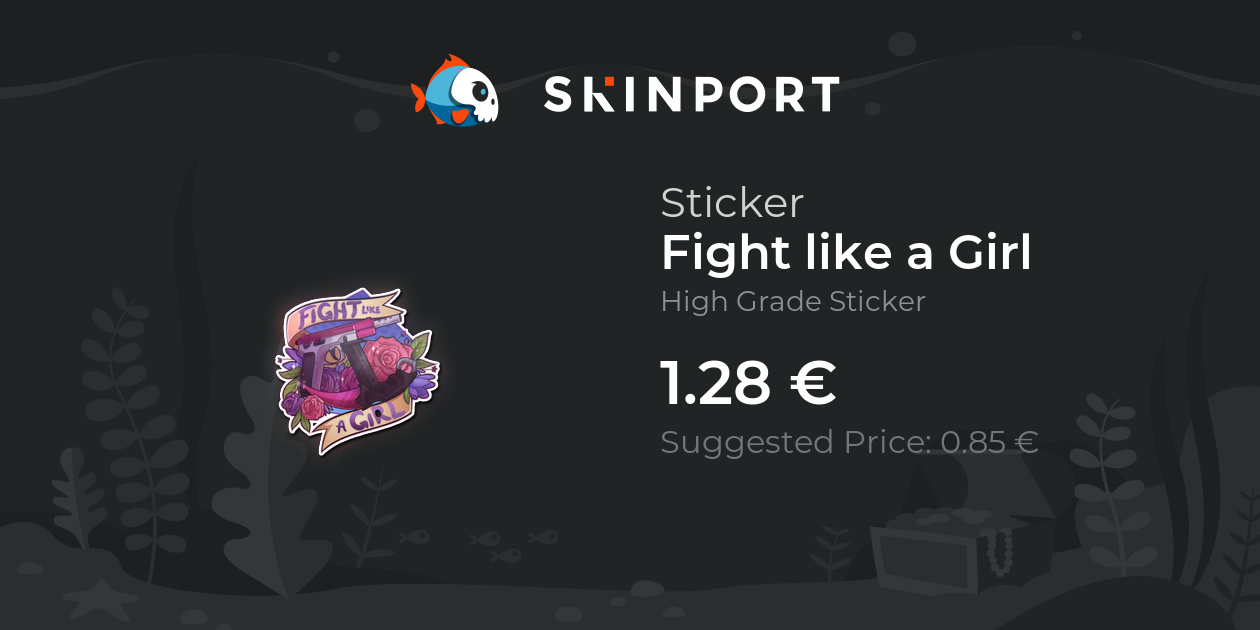 Sticker | Fight like a Girl - Counter-Strike 2 - Skinport