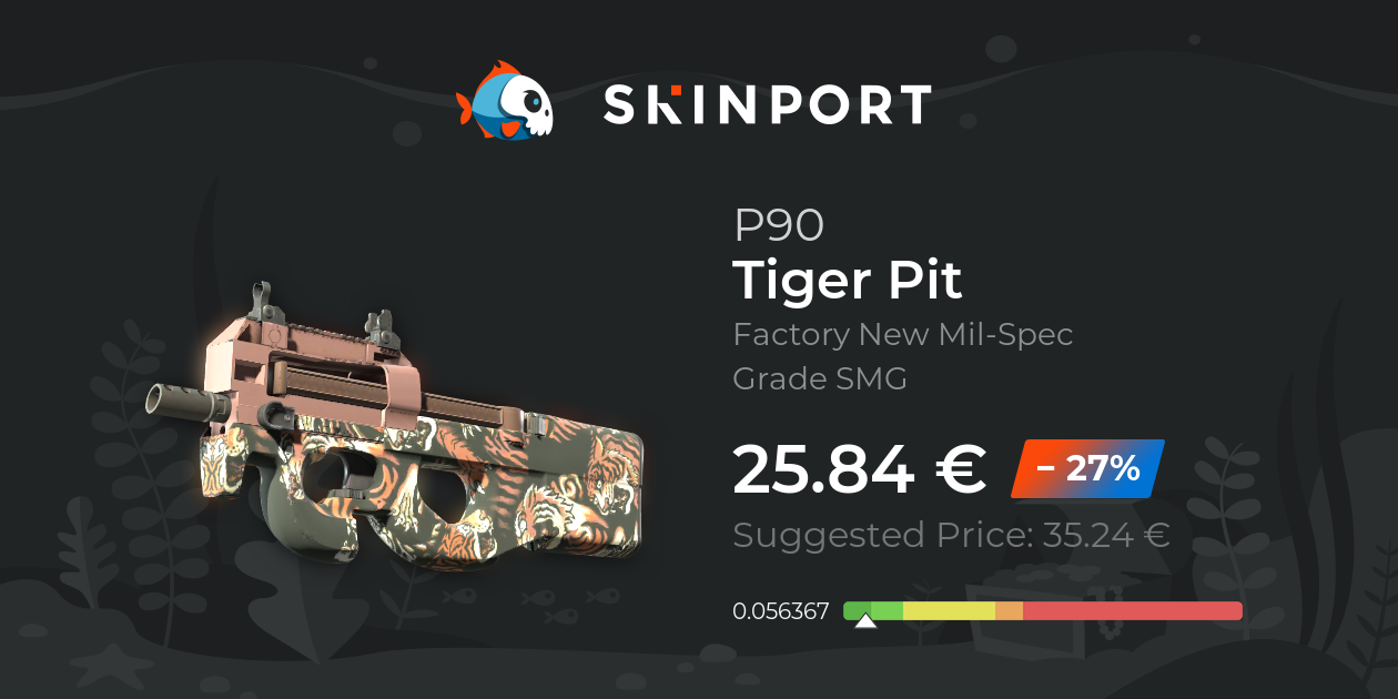 P90 | 困兽之斗 (崭新出厂) - Counter-Strike 2 - Skinport