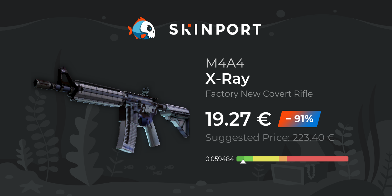 M4A4 | X-Ray (Factory New) - CS2 - Skinport