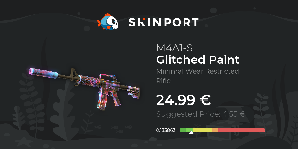 M4A1-S | Glitched Paint (Minimal Wear) - Counter-Strike 2 - Skinport