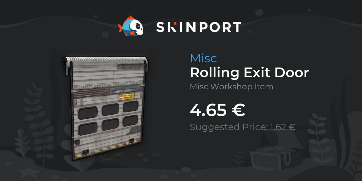 Rolling Exit Door - Rust - Skinport