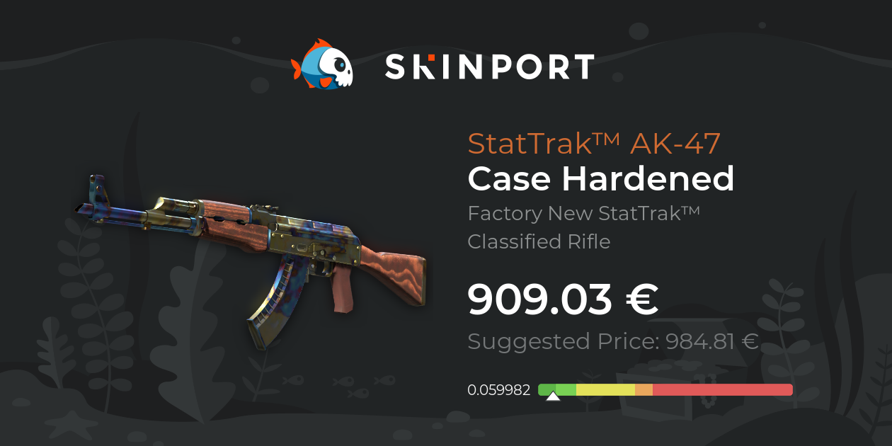 StatTrak™ AK-47 | Case Hardened (Factory New) - Counter-Strike 2 - Skinport