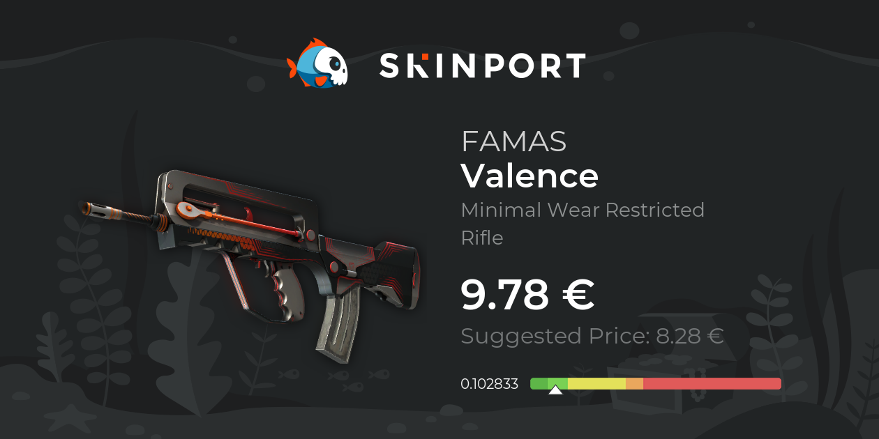FAMAS | Valence (Minimal Wear) - Counter-Strike 2 - Skinport