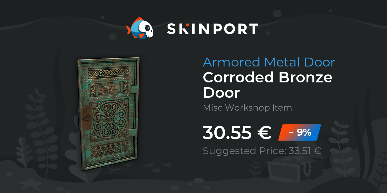 Corroded Bronze Door - Rust - Skinport