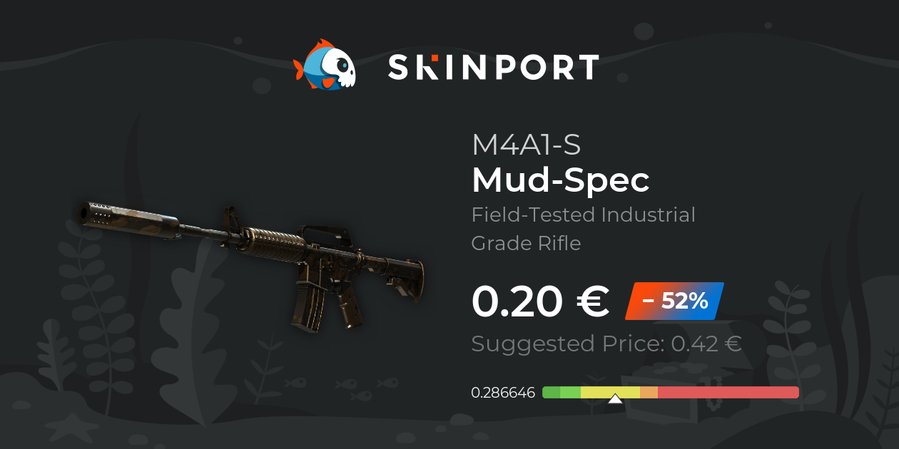 M4A1-S | Mud-Spec (Field-Tested) - Counter-Strike 2 - Skinport