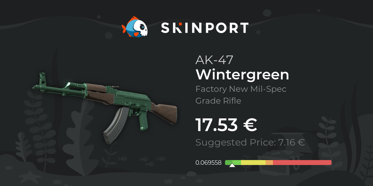 AK-47 | Wintergreen (Factory New) - Counter-Strike 2 - Skinport