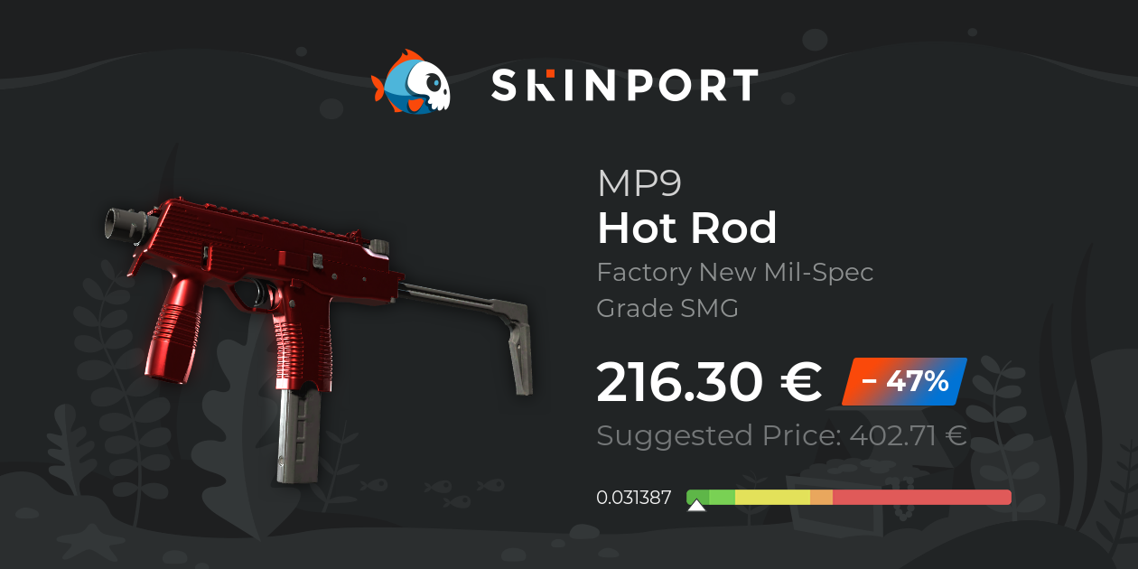 MP9 | Hot Rod (Factory New) - Counter-Strike 2 - Skinport