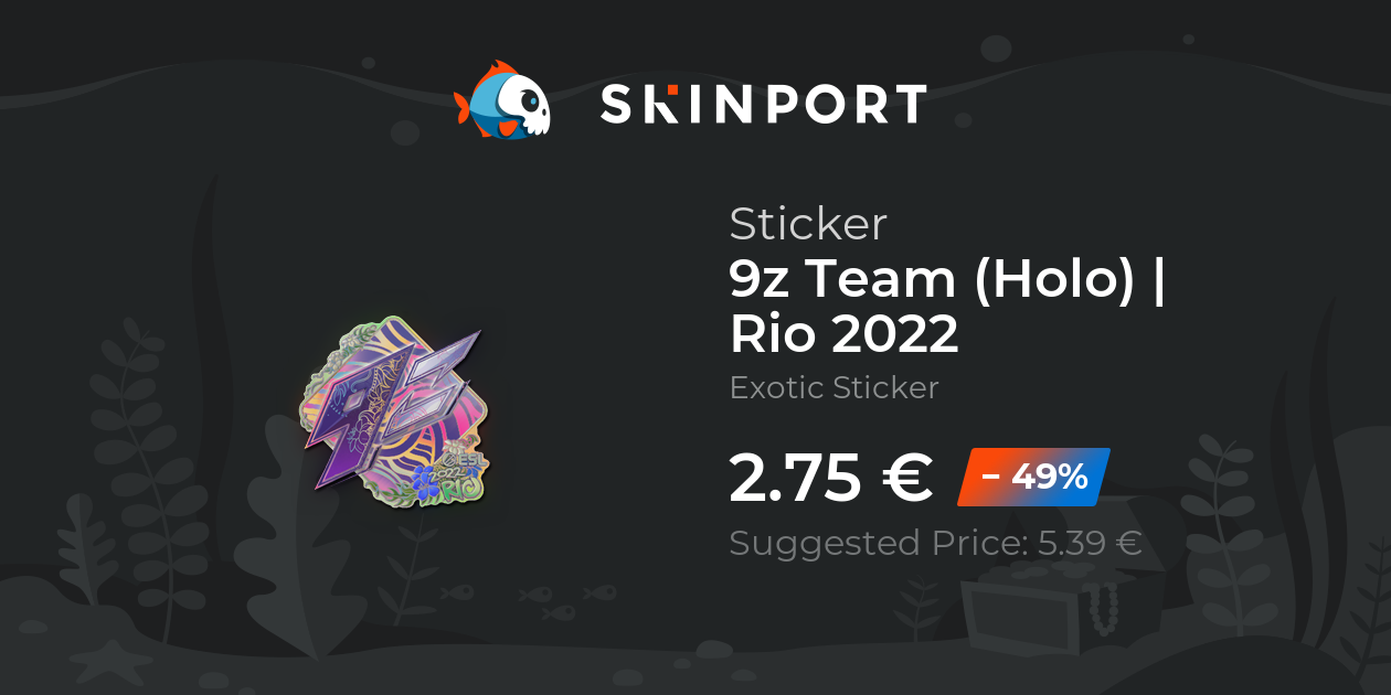 Pegatina | 9z Team (holográfica) | Río 2022 - Counter-Strike 2 - Skinport