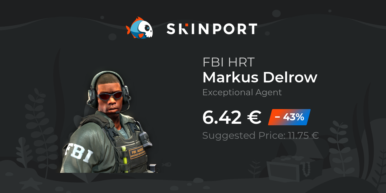 Markus Delrow | FBI HRT - Counter-Strike 2 - Skinport