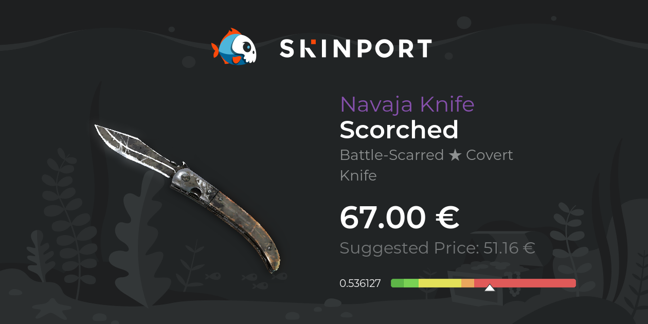 Navaja Knife | Scorched (Battle-Scarred) - Counter-Strike 2 - Skinport