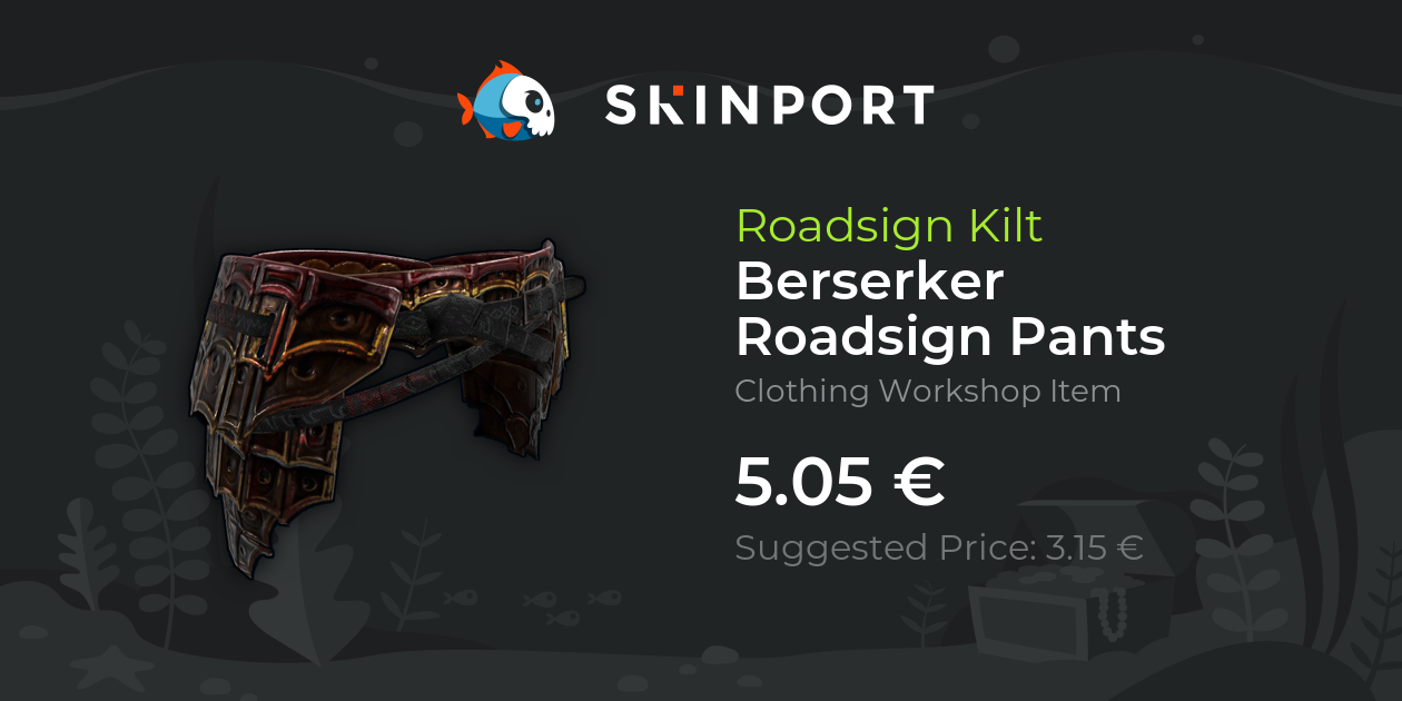 Berserker Roadsign Pants - Rust - Skinport