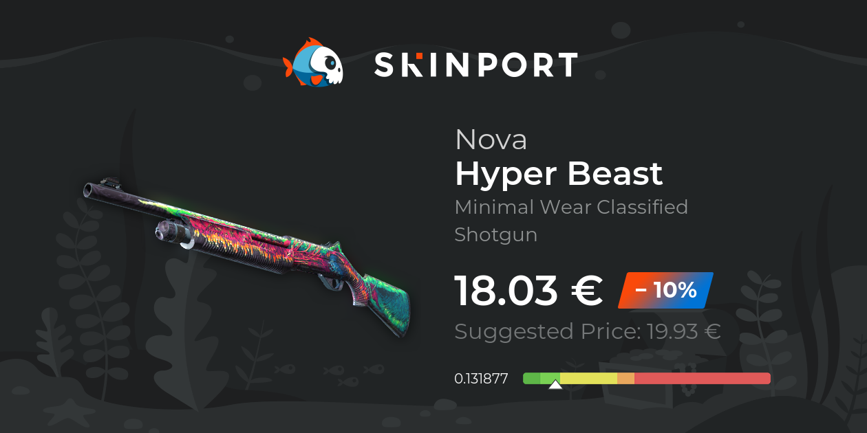 Nova | Hyper Beast (Minimal Wear) - Counter-Strike 2 - Skinport