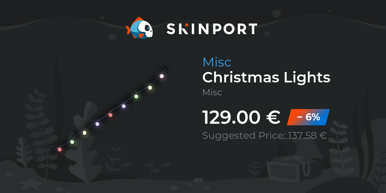 Christmas Lights - Rust - Skinport