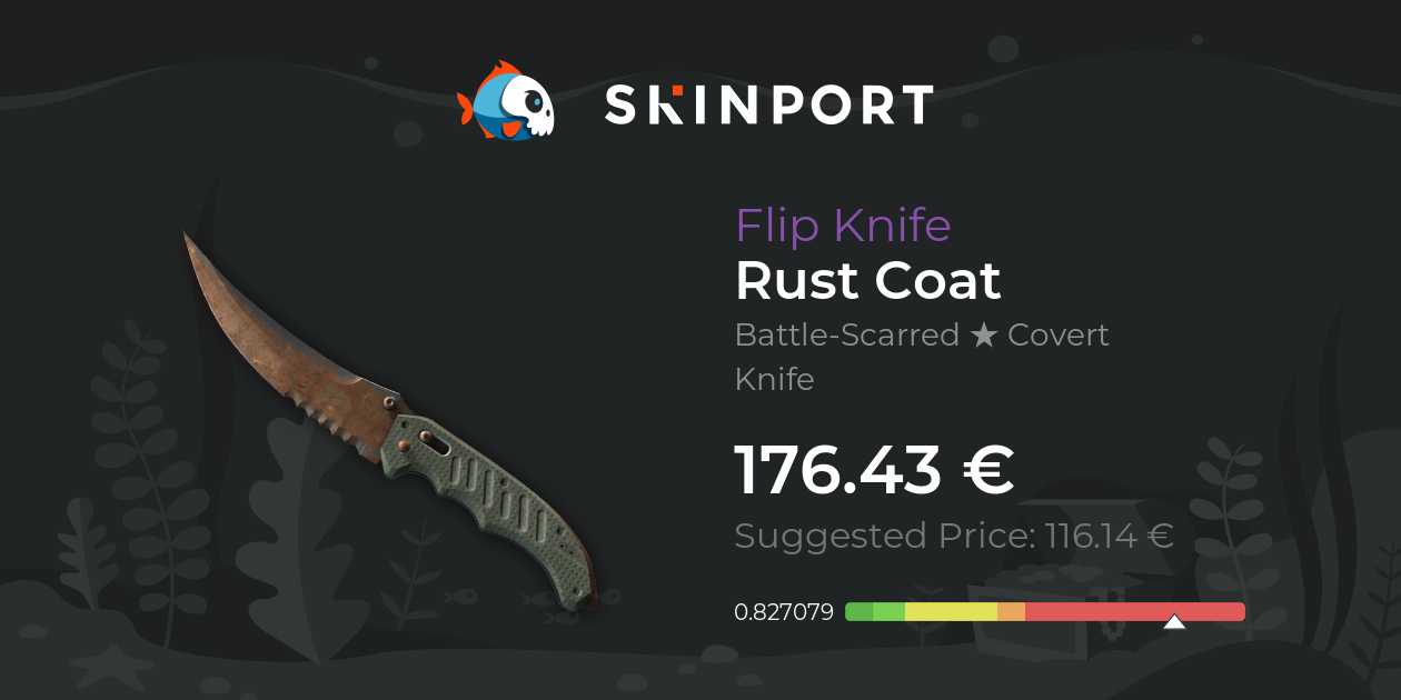 Flip Knife | Rust Coat (Battle-Scarred) - Counter-Strike 2 - Skinport