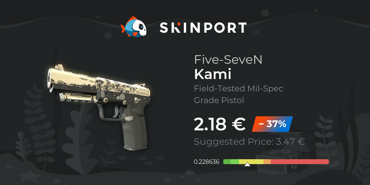 Five-SeveN | Kami (Field-Tested) - Counter-Strike 2 - Skinport