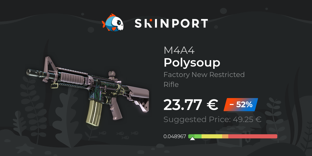 M4A4 | Polysoup (Factory New) - Counter-Strike 2 - Skinport