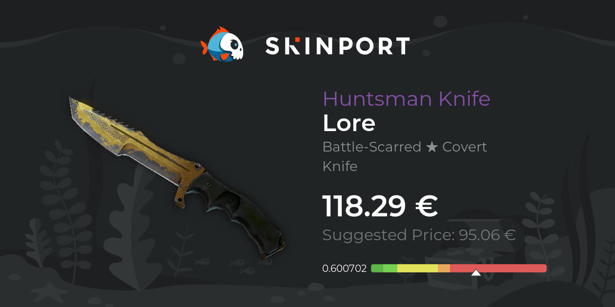 Huntsman Knife | Lore (Battle-Scarred) - Counter-Strike 2 - Skinport