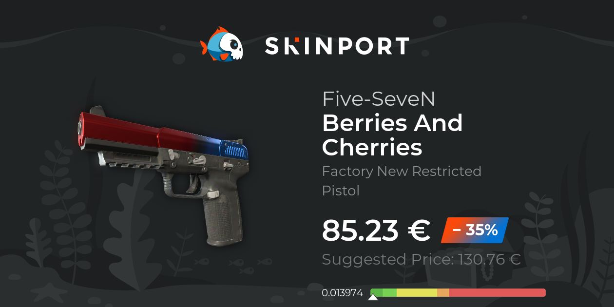 Five-SeveN | Berries And Cherries (Factory New) - Counter-Strike 2 ...