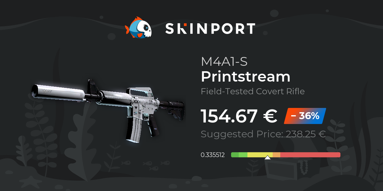 M4A1-S | Printstream (Field-Tested) - Counter-Strike 2 - Skinport