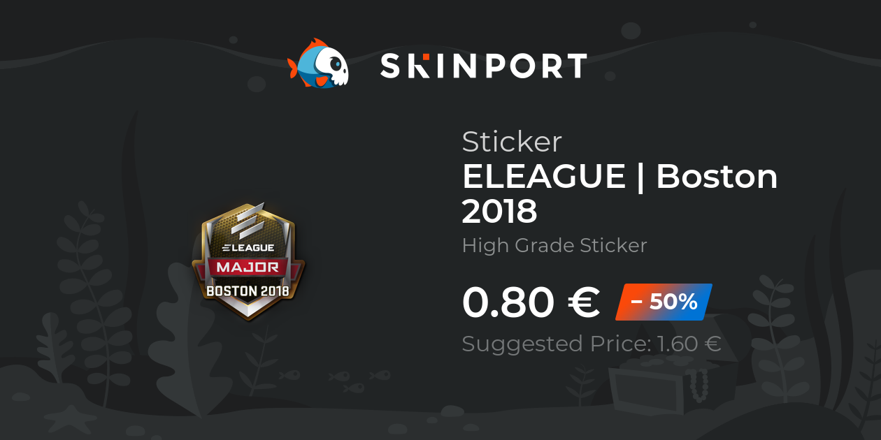 Sticker | ELEAGUE | Boston 2018 - Counter-Strike 2 - Skinport