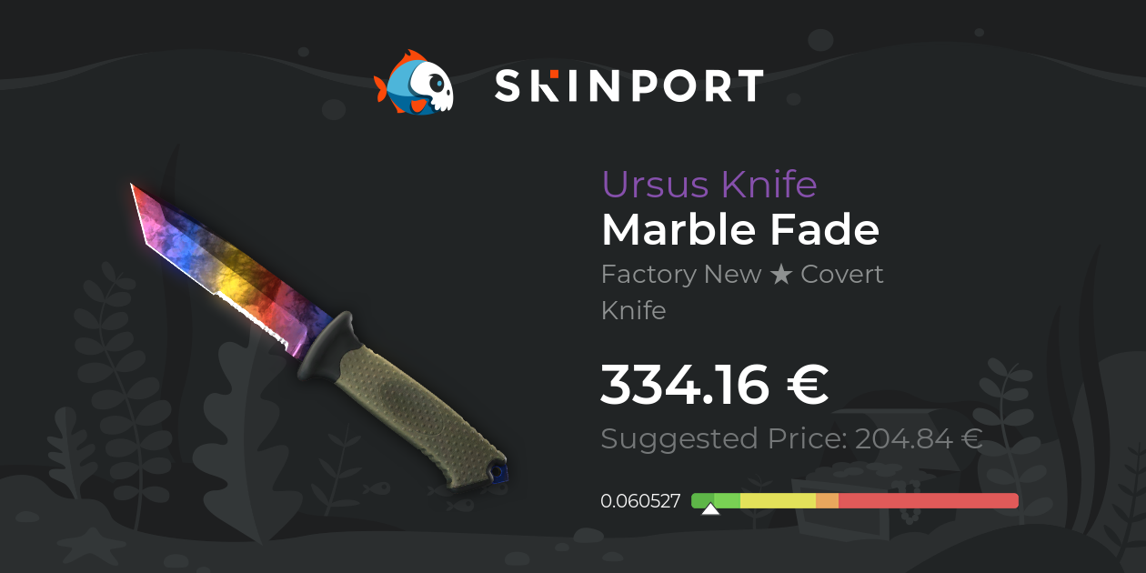 Ursus Knife | Marble Fade (Factory New) - Counter-Strike 2 - Skinport