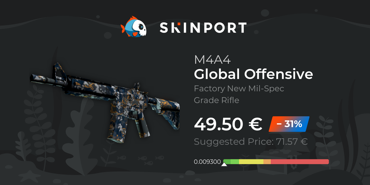M4A4 | Global Offensive (Factory New) - CS2 - Skinport