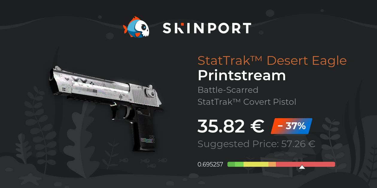 StatTrak™ Desert Eagle | Printstream (Battle-Scarred) - Counter-Strike ...