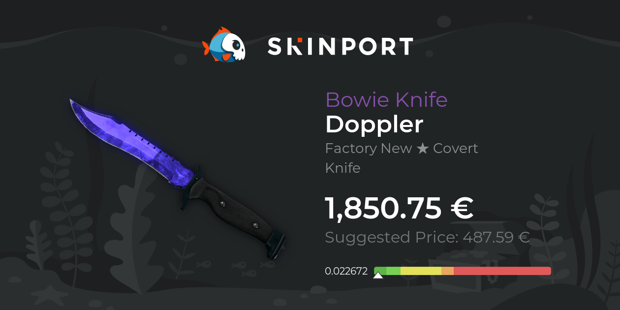 Bowie Knife | Doppler (Factory New) - CS2 - Skinport