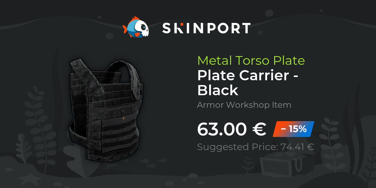 Plate Carrier - Black - Rust - Skinport