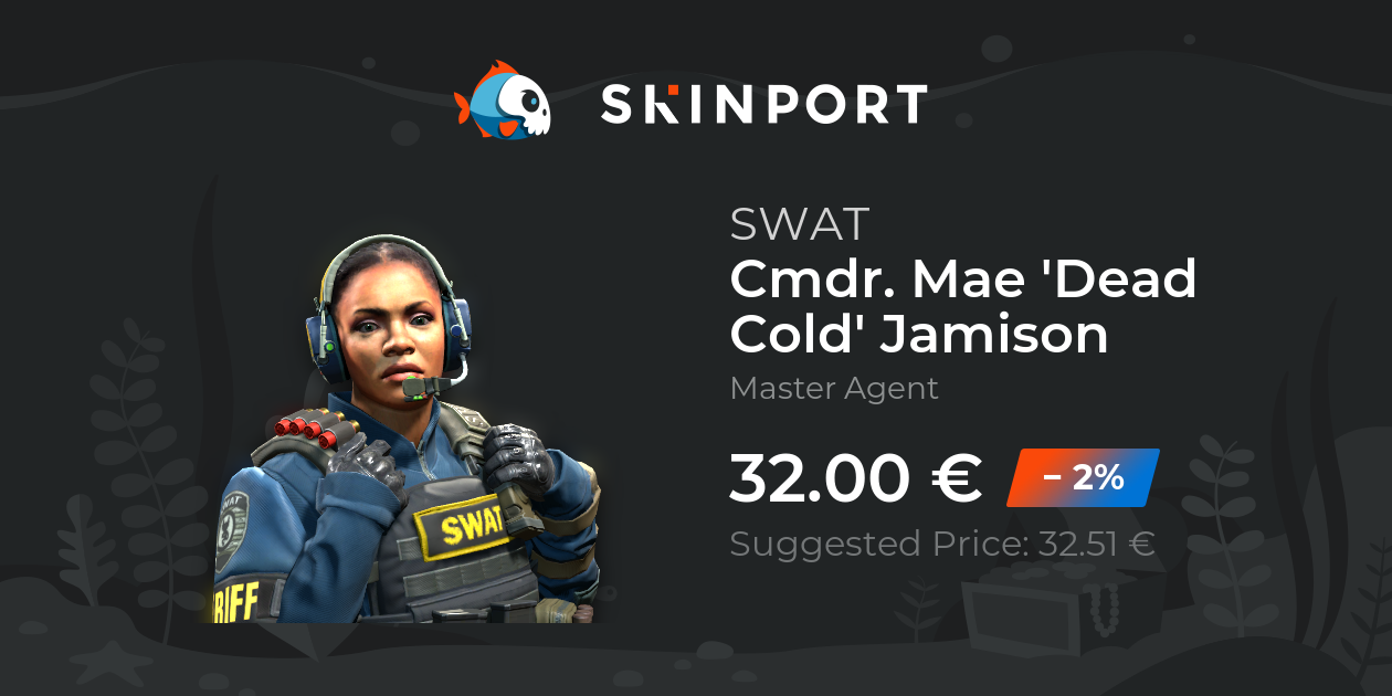 Cmdr. Mae 'Dead Cold' Jamison | SWAT - Counter-Strike 2 - Skinport