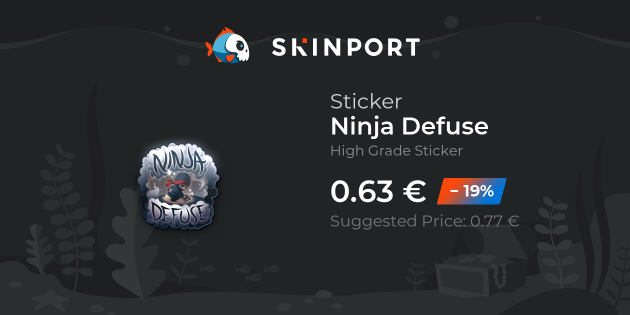 Sticker | Ninja Defuse - Counter-Strike 2 - Skinport
